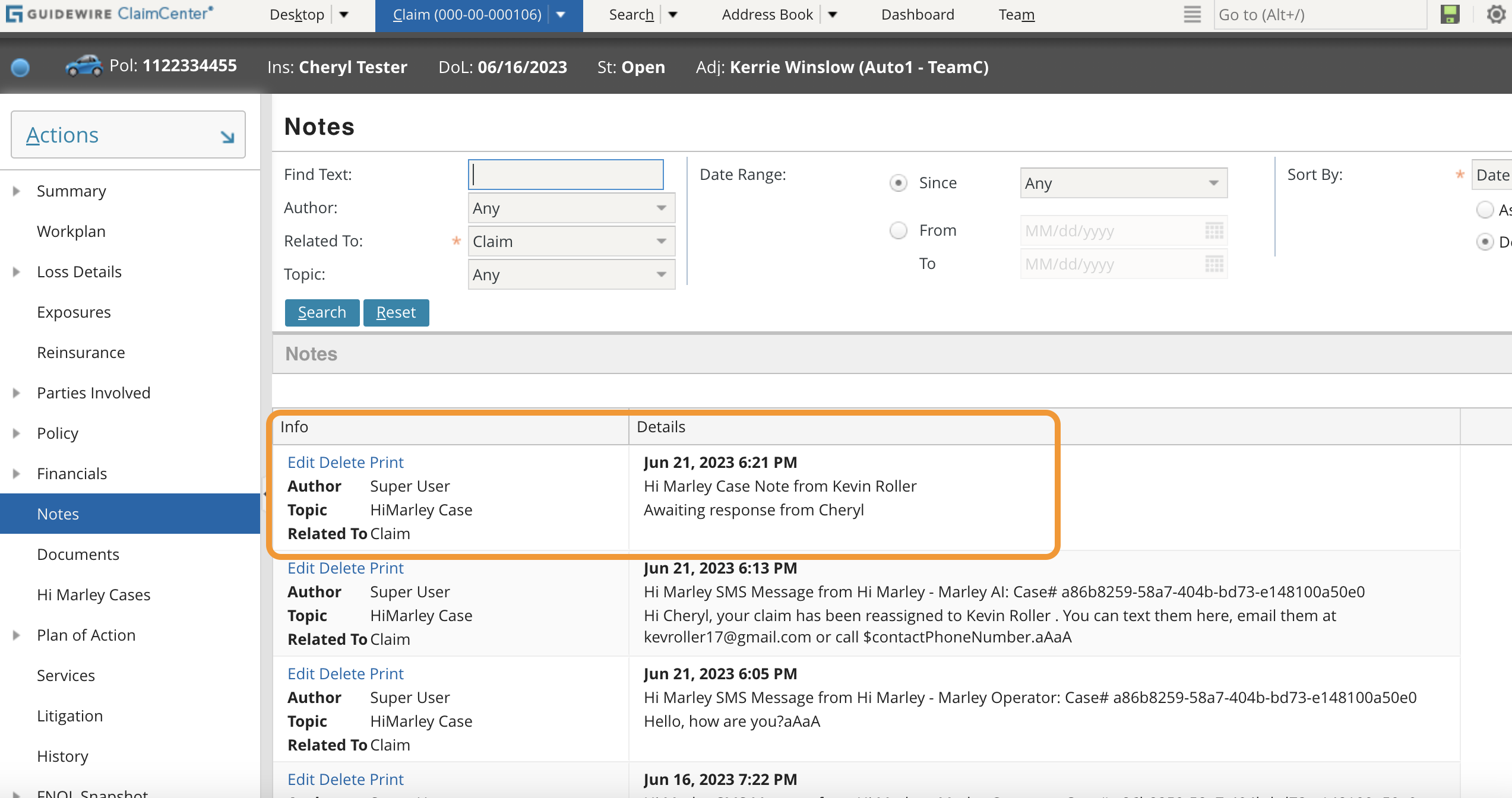 ClaimCenter 9 Accelerator OOTB Guide – Hi Marley