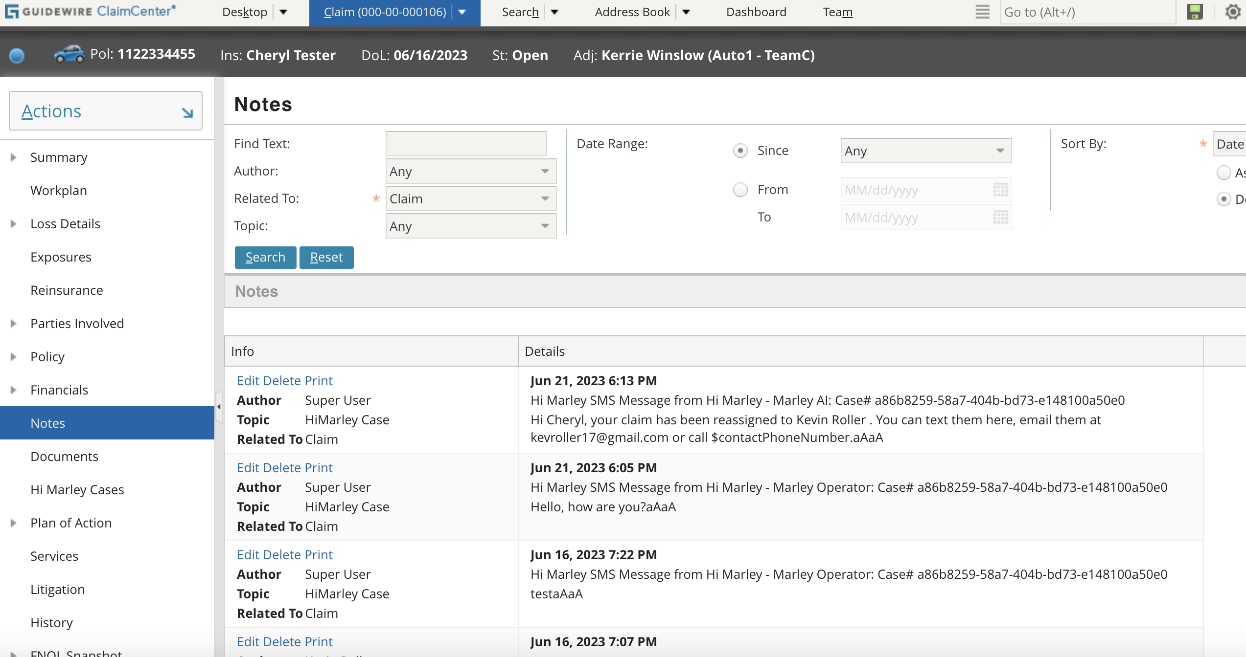 ClaimCenter 9 Accelerator OOTB Guide – Hi Marley