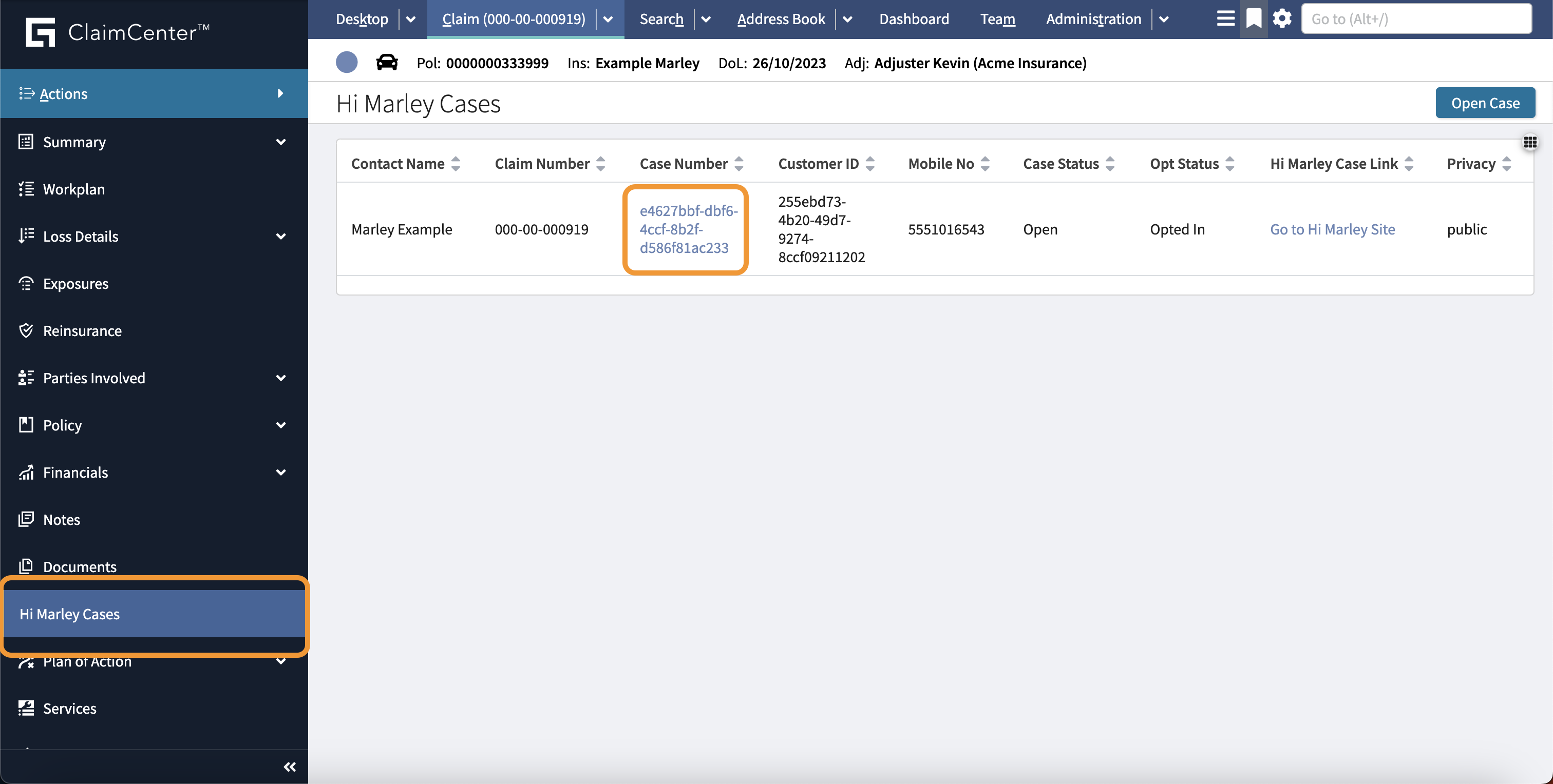 ClaimCenter Guidewire Cloud OOTB Guide – Hi Marley
