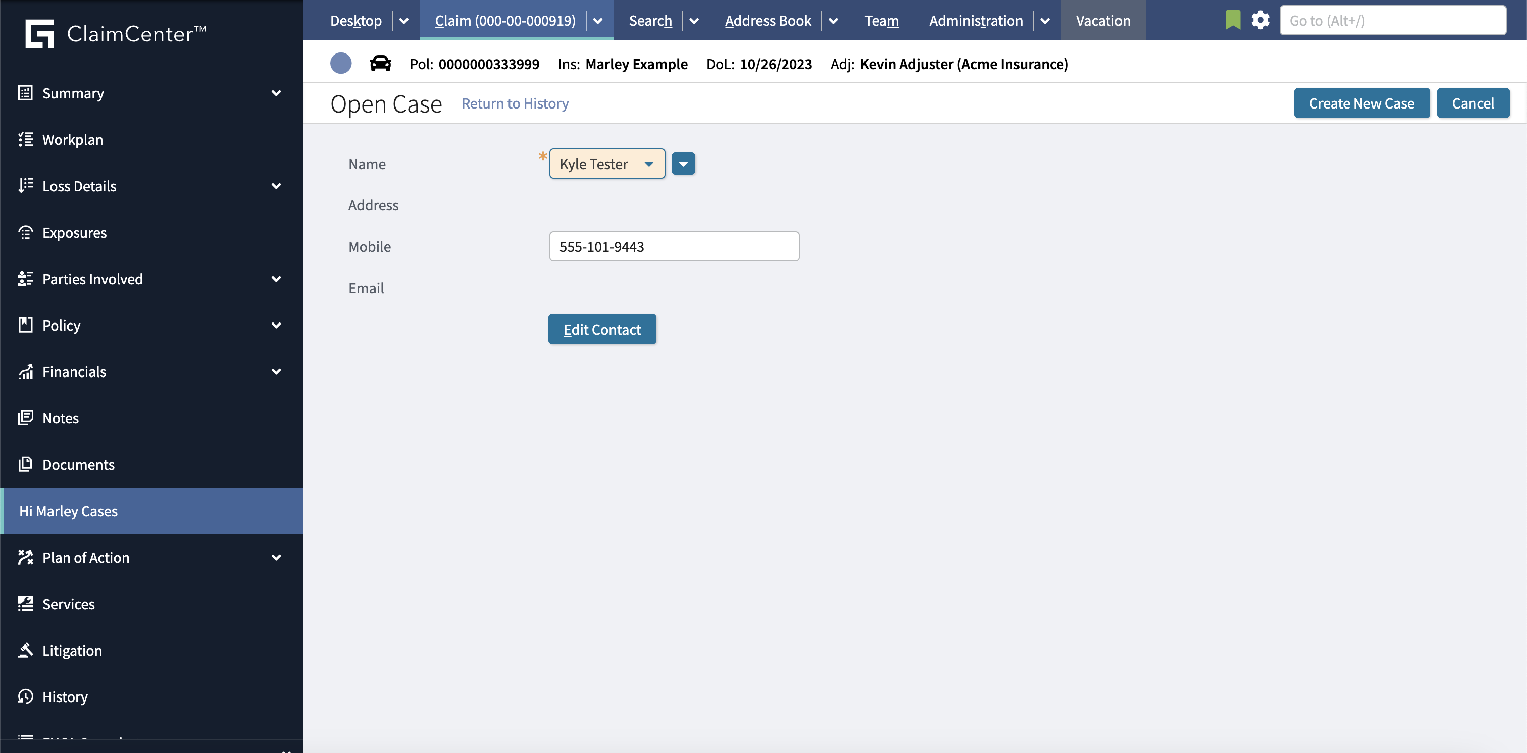 ClaimCenter Guidewire Cloud OOTB Guide – Hi Marley